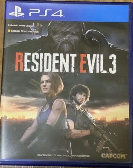 PS4 Resident Evil 3 Remake Asia (R3), Video Gaming, Video Games ...