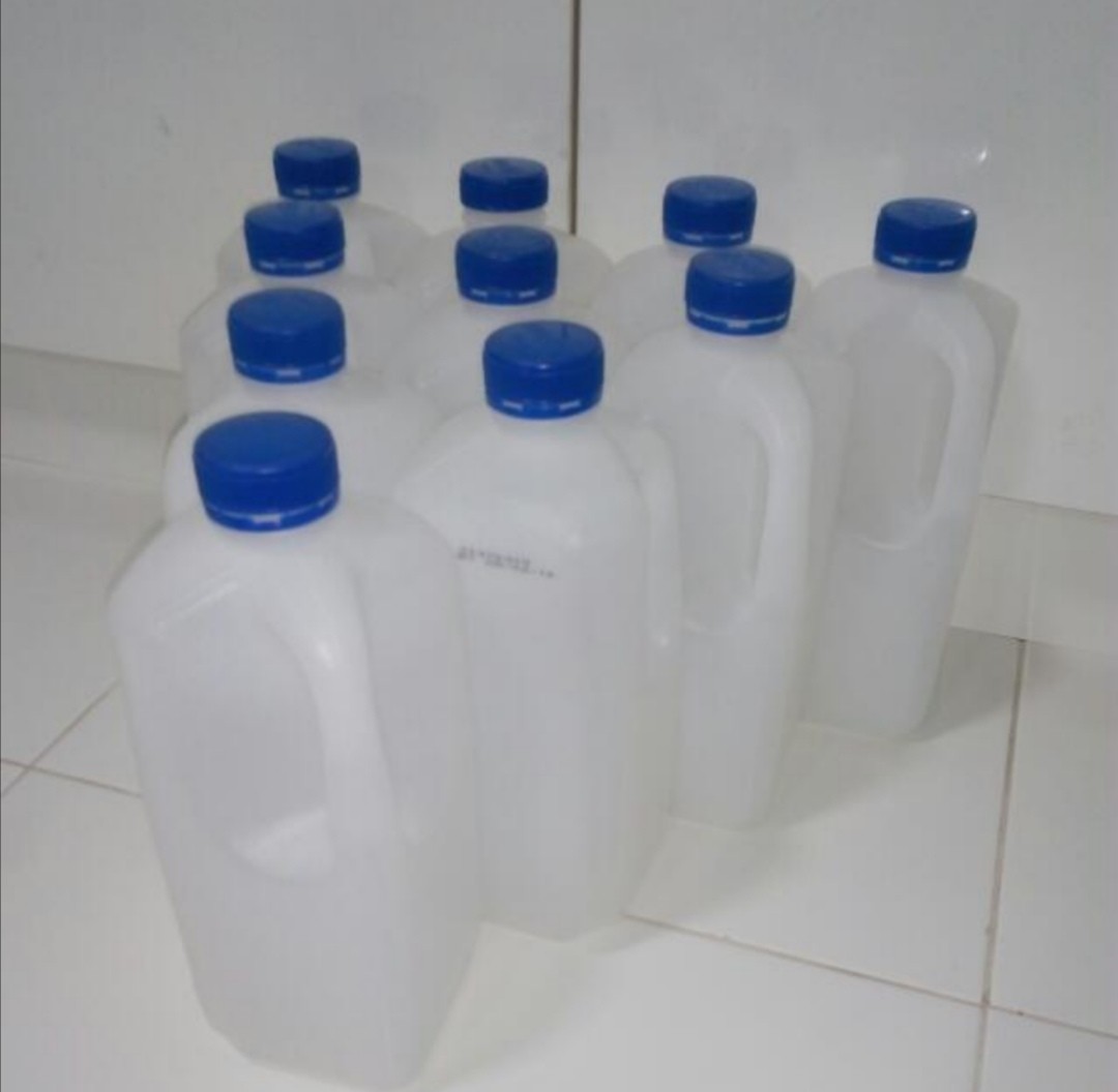Recycled Meiji 2 liter milk bottles, Hobbies & Toys, Stationery & Craft ...