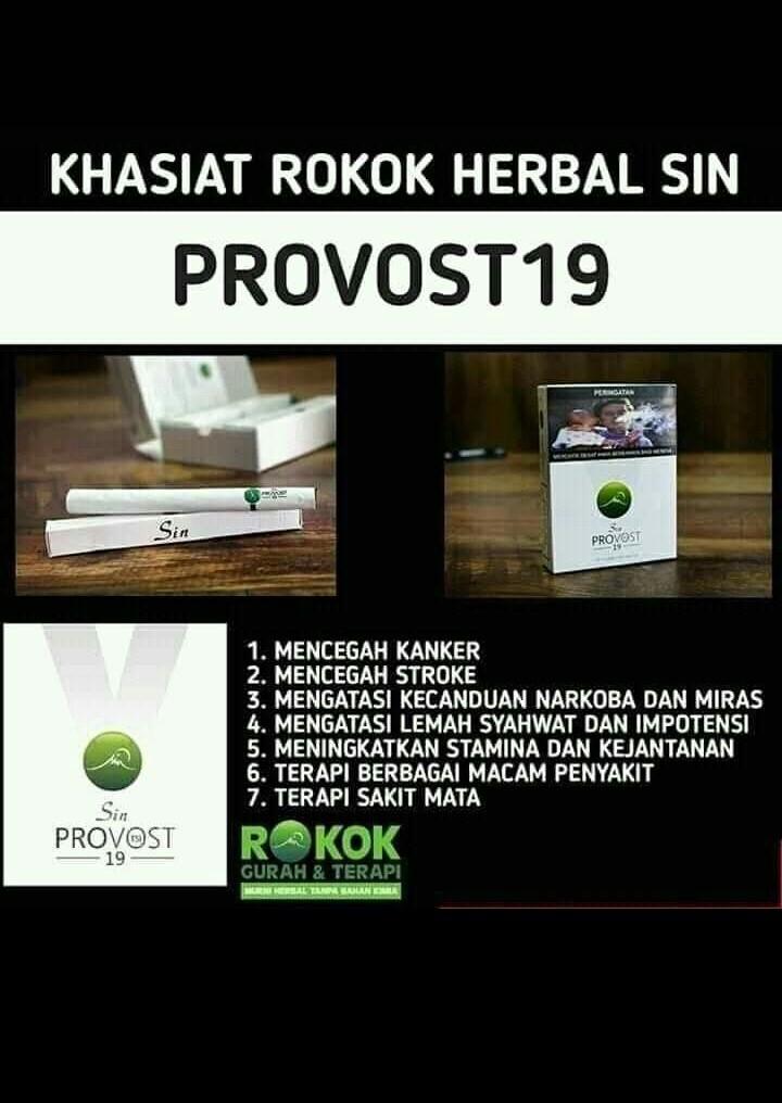 Rokok Herbal Sin Provost 19, Kesehatan & Kecantikan, Perawatan Pria di ...