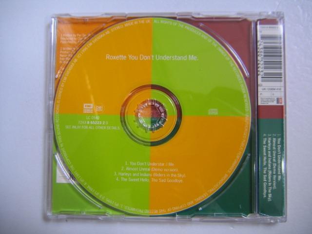 Roxette - You Don't Understand Me CD Single (Part 2) (UK版), 興趣及遊戲, 收藏品及 ...