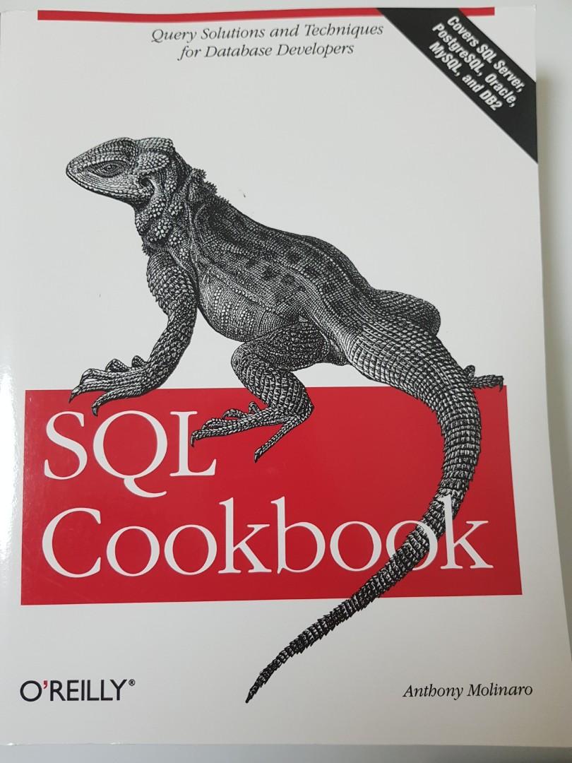 SQL Cookbook O'Reilly, Hobbies & Toys, Books & Magazines, Assessment ...