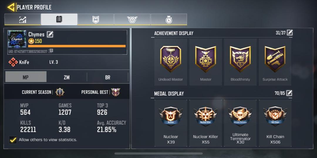 Stacked Call Of Duty Mobile Account pt. 1, Video Gaming, Gaming ...