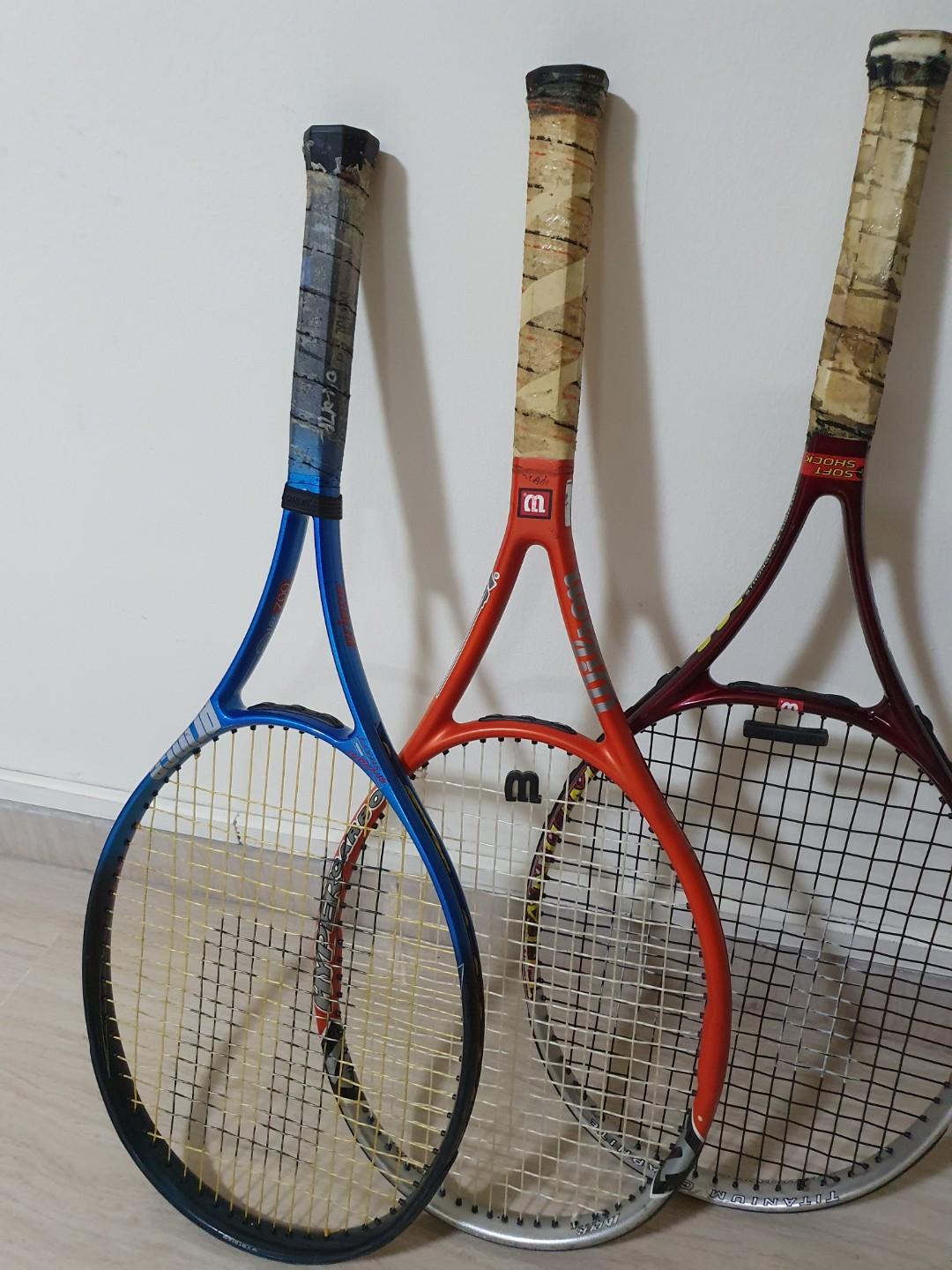 Tennis Rackets x 3, Sports Equipment, Sports & Games, Racket & Ball ...