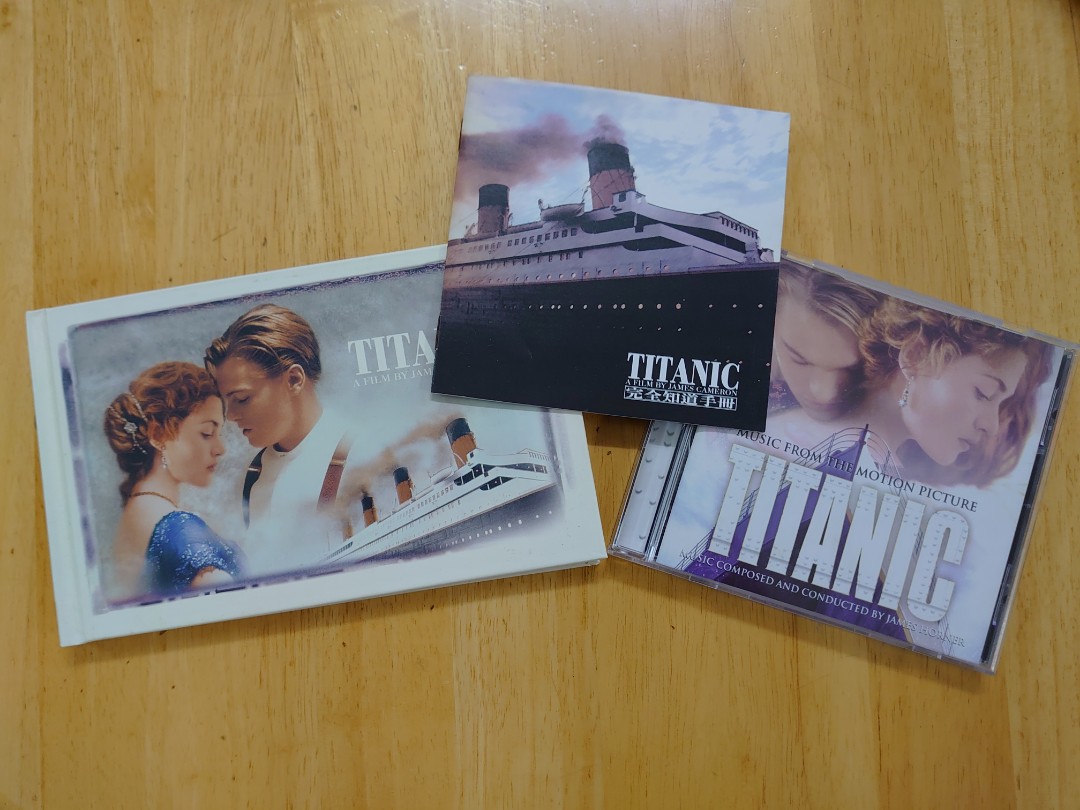 Titanic 電影原聲CD boxset, 興趣及遊戲, 音樂、樂器 & 配件, 音樂與媒體 - CD 及 DVD - Carousell