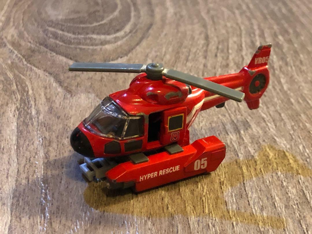 Tomica Hyper Rescue 救援直升機, 興趣及遊戲, 玩具 & 遊戲類 - Carousell