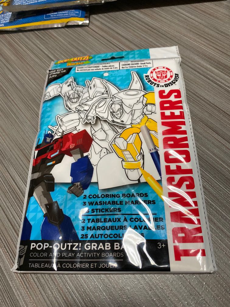 Transformers activity pack, Hobbies & Toys, Toys & Games on Carousell