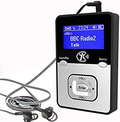 Yaakin K1, personal digital DAB+, DAB / FM radio, MP3 player mini radio ...