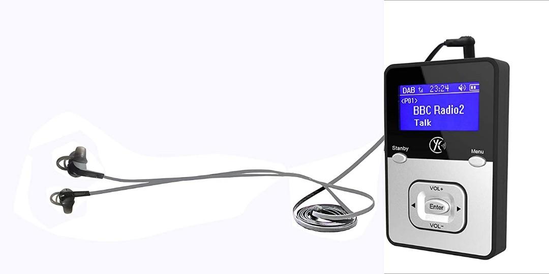 Yaakin K1, personal digital DAB+, DAB / FM radio, MP3 player mini radio ...