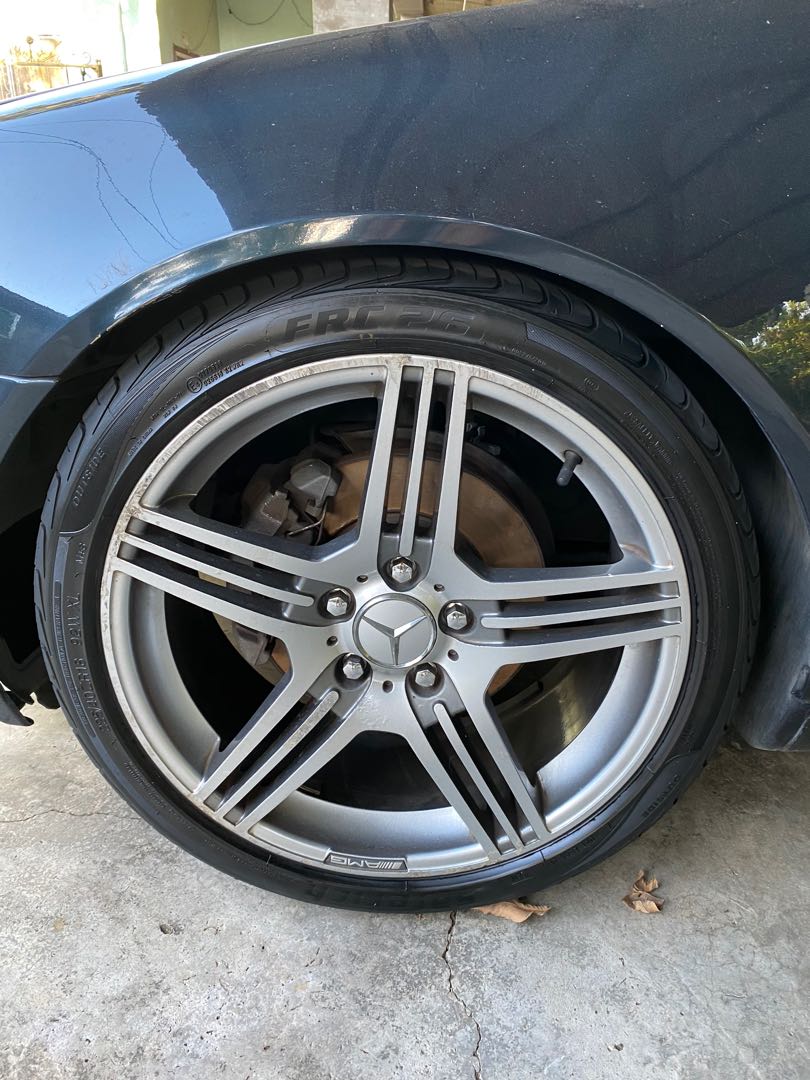 18” AMG Rims Mags, Car Parts & Accessories, Mags and Tires on Carousell