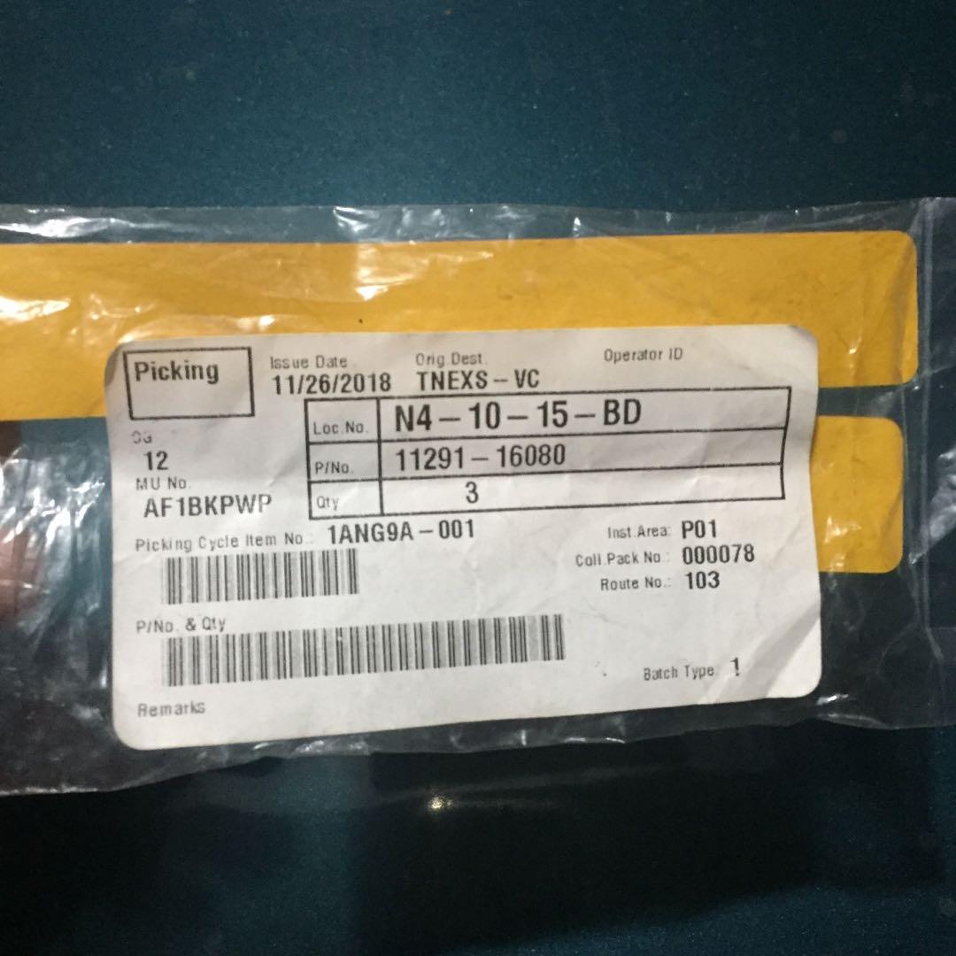 4AFE Toyota Engine Decals Orig, Car Parts & Accessories, Emblem ...