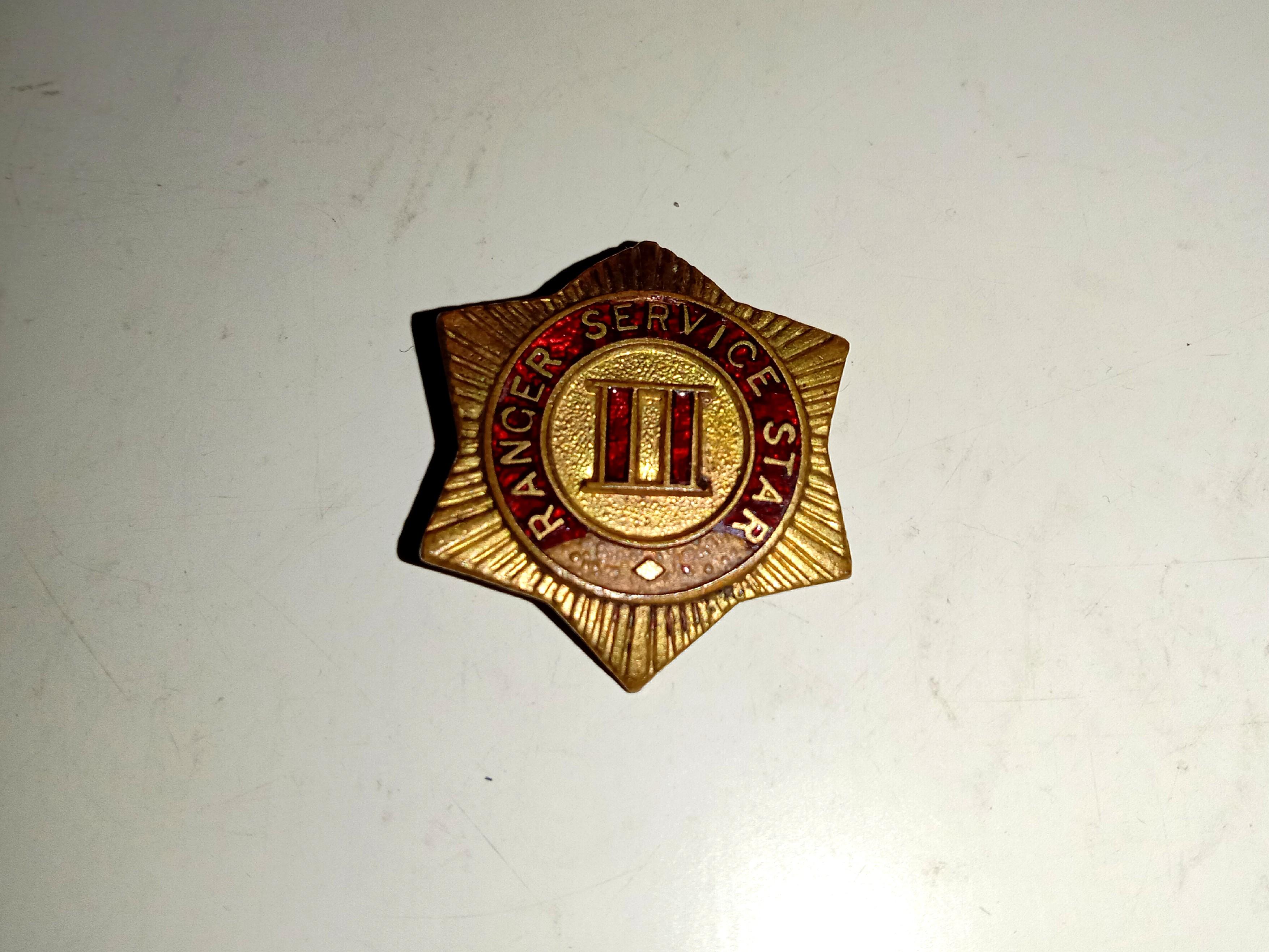 Badge Ranger Service Star, Hobbies & Toys, Collectibles & Memorabilia ...