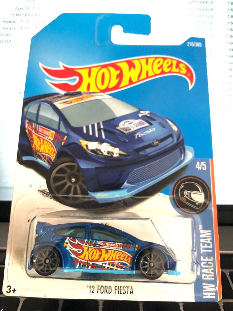 Hot Wheels 12 Ford Fiesta, Hobbies & Toys, Toys & Games on Carousell