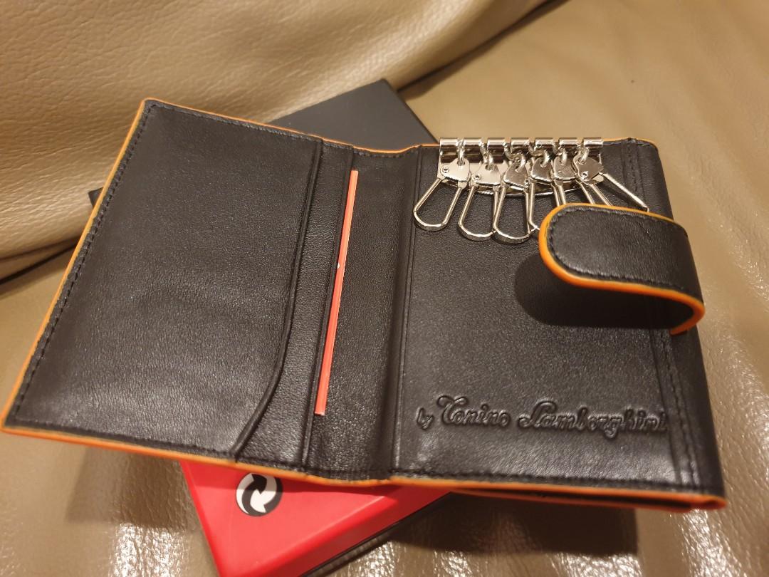 Lamborghini Key Wallet (Genuine Leather), Men's Fashion, Watches ...
