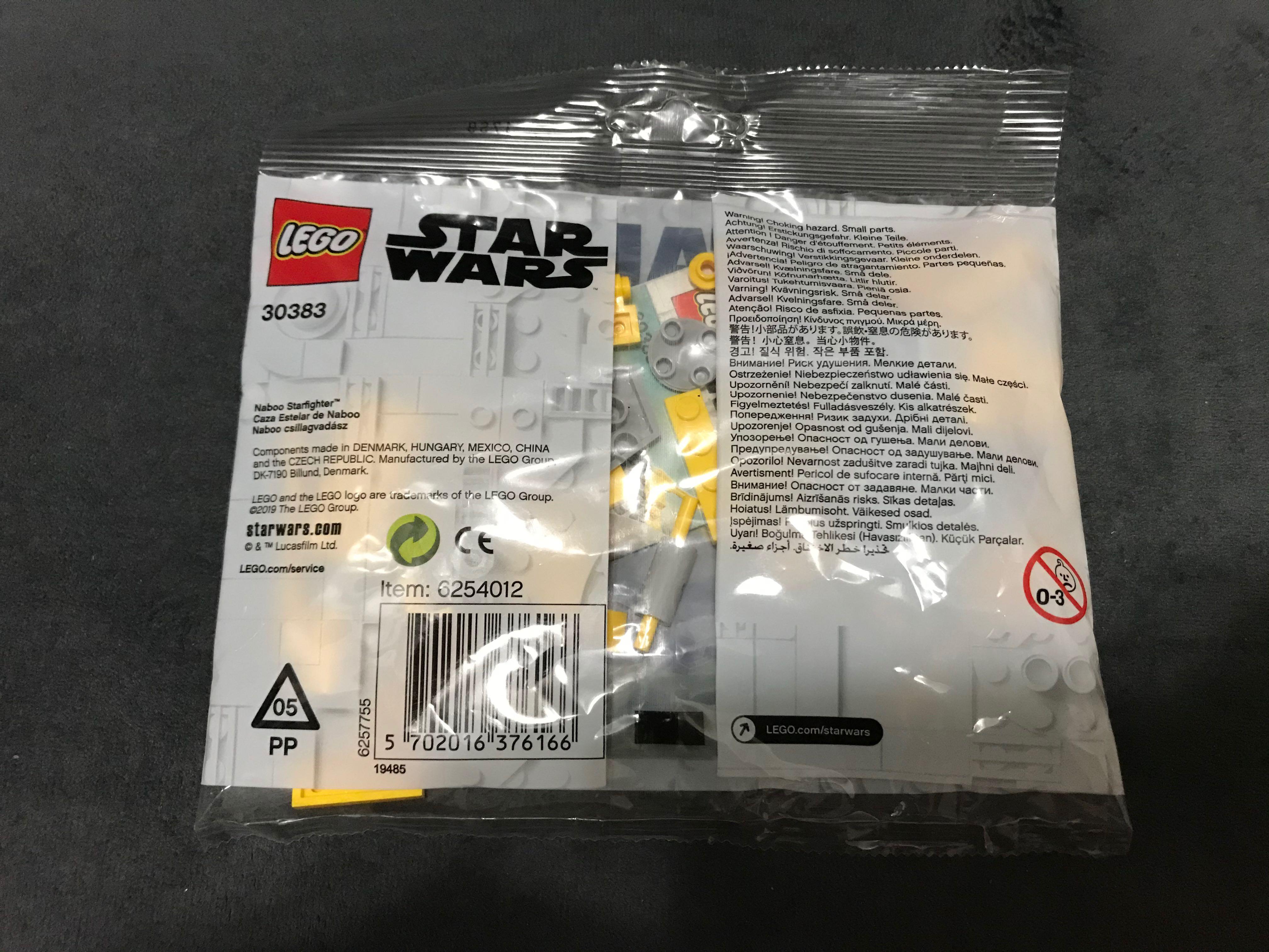 Lego 30383 Star Wars Naboo Starfighter, 興趣及遊戲, 玩具 & 遊戲類 - Carousell