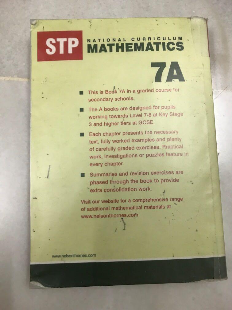 Maths year 7 textbook, Hobbies & Toys, Books & Magazines, Textbooks on ...