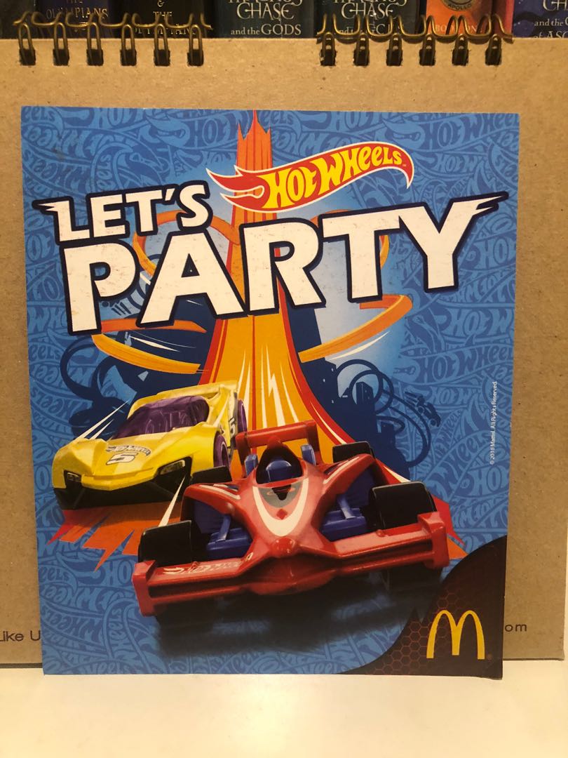 Free: McDo Hot Wheels Invitation Card, Free Items on Carousell