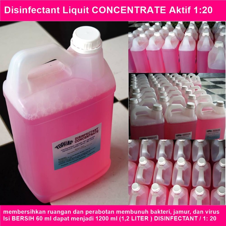 Pembasmi Kuman 99,9% Cairan Disinfectant Concentrate, Serba Serbi ...