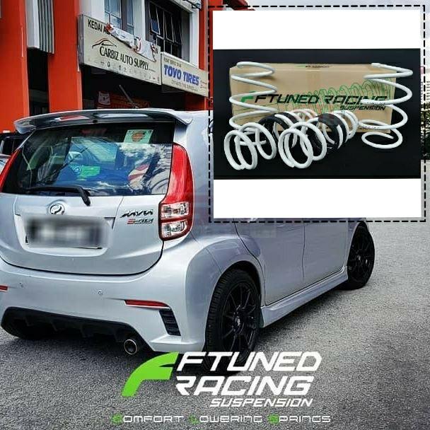 Perodua Myvi 1st 2nd Gen FTuned Racing CLS Sport Lowered Spring F-Tuned ...