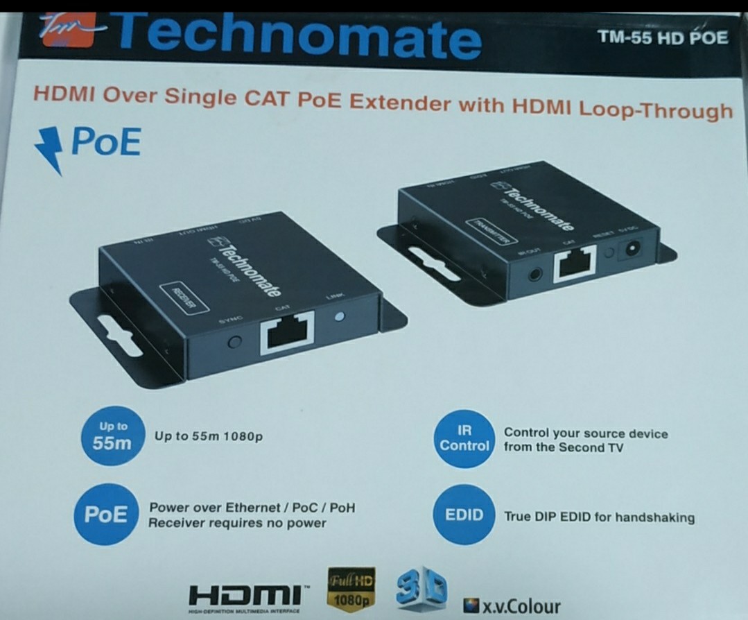 Technomate HDMI Extender, Computers & Tech, Parts & Accessories, Cables ...