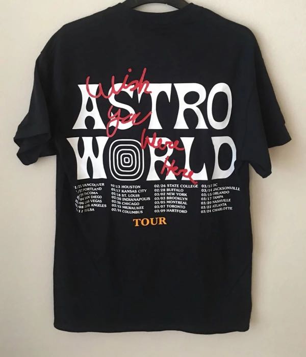 Travis Scott AstroWorld Tour Merch, Men's Fashion, Tops & Sets, Hoodies ...