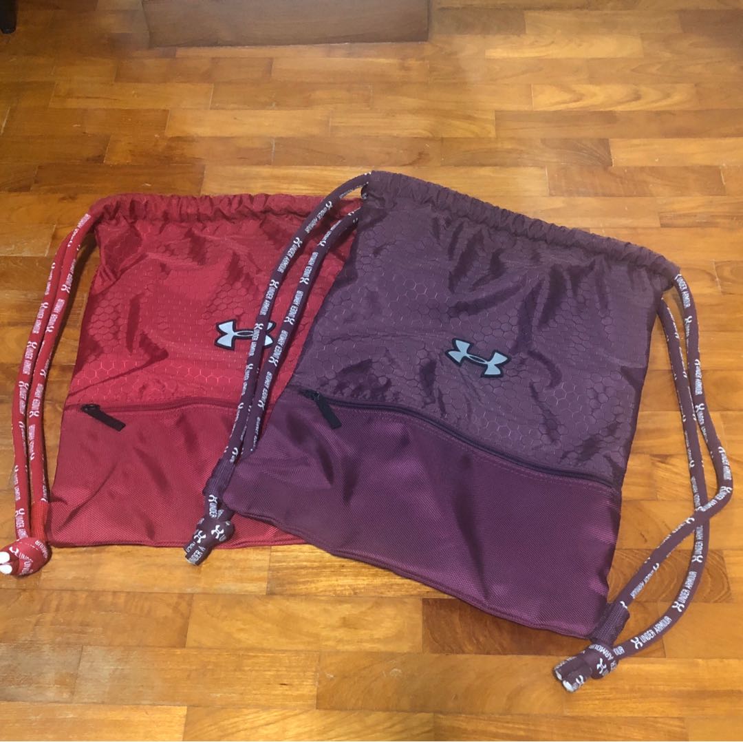 Under Armour Drawstring Bag ($15), Men's Fashion, Activewear on Carousell