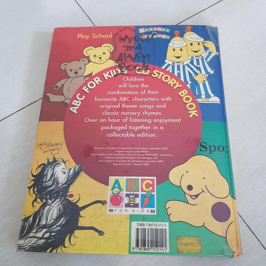 ABC for Kids CD Story Book (No CD), Buku & Alat Tulis, Buku di Carousell