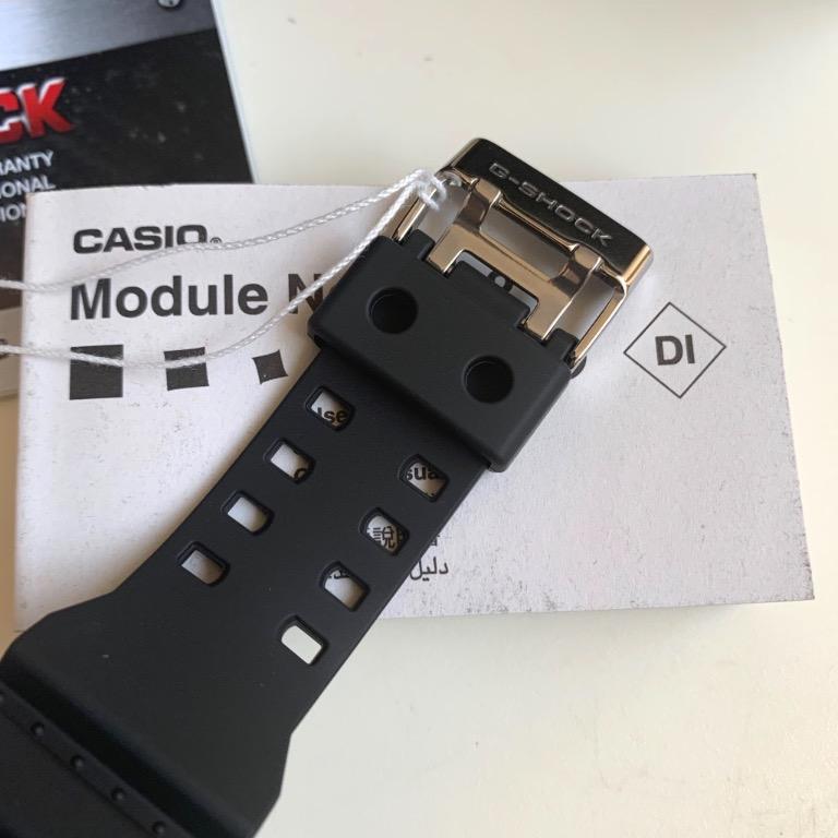 BNEW AUTHENTIC Casio G-Shock GA710-1A Front Button Anadigi Silver Black ...