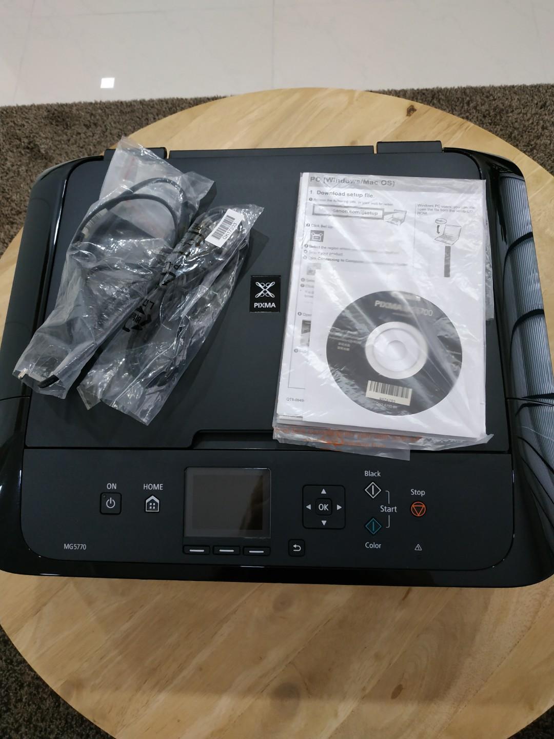 Canon Pixma Printer MG 5770, Computers & Tech, Printers, Scanners ...