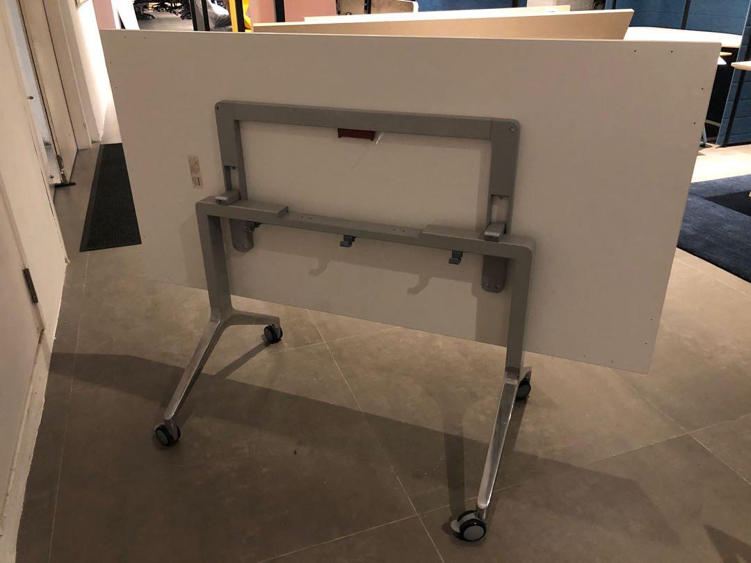 Custom Folding Table in white, Furniture & Home Living, Furniture ...