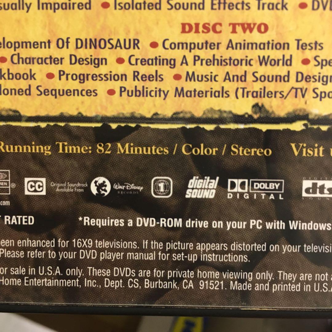 Dinosaur (2-Disc Collector’s Edition), Hobbies & Toys, Music & Media ...