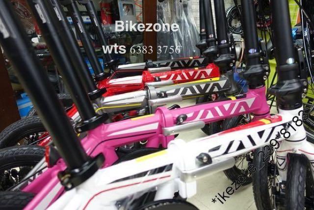 Java x1 7speed 碟剎14吋鋁合金摺合單車-Bike Zone JAVA X3 JAVA X1, 運動產品, 單車及配件, 單車 on Carousell