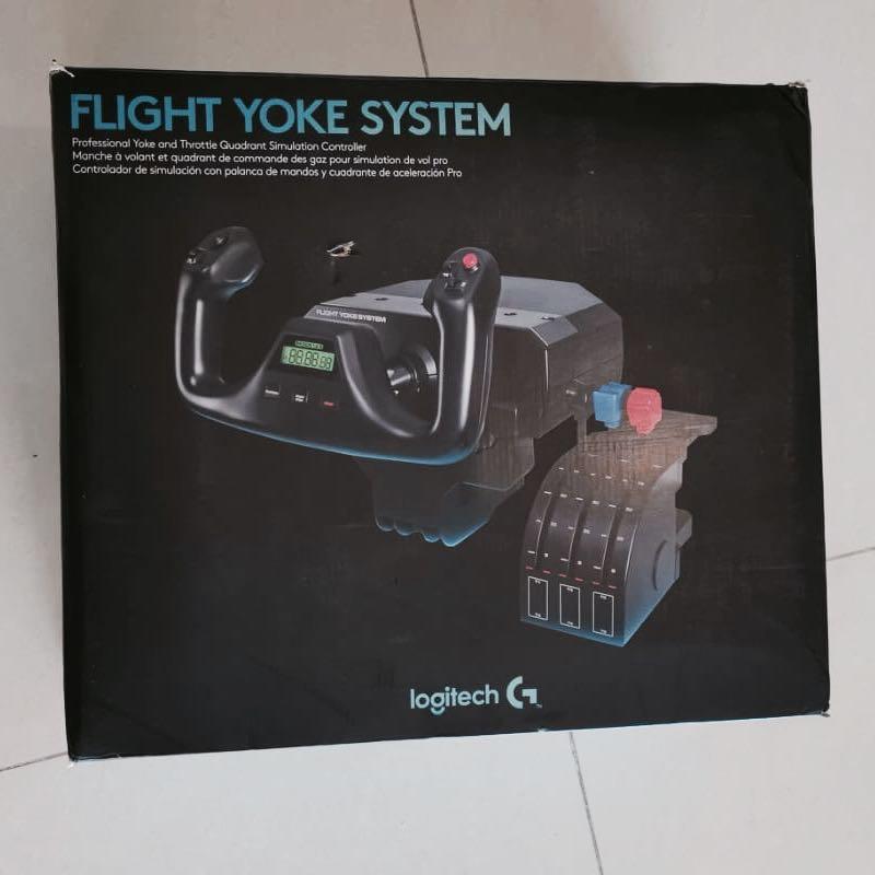 Logitech G Flight Yoke System - Professional Simulation Yoke and ...