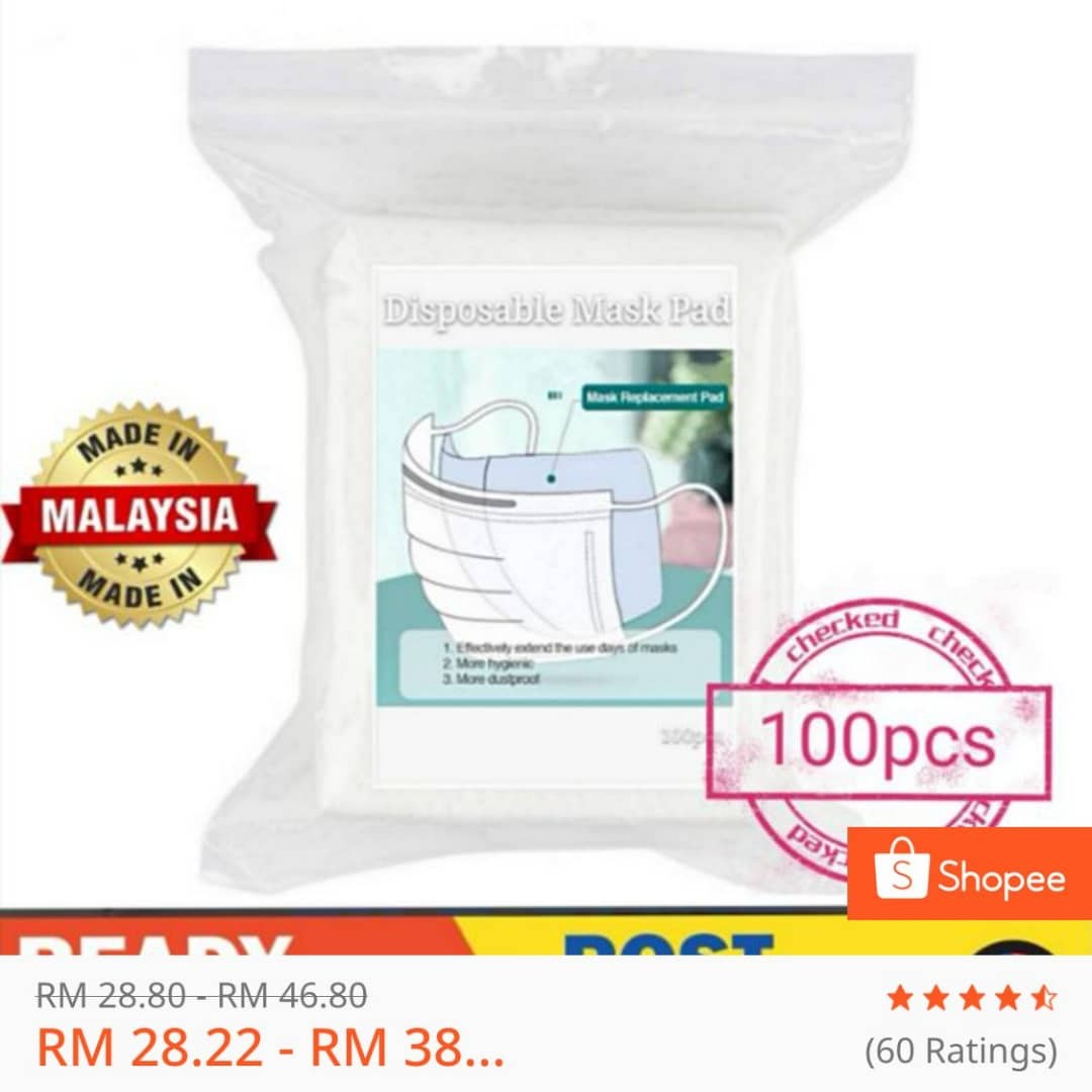 Mask pad, Health & Nutrition, Face Masks & Face Shields on Carousell