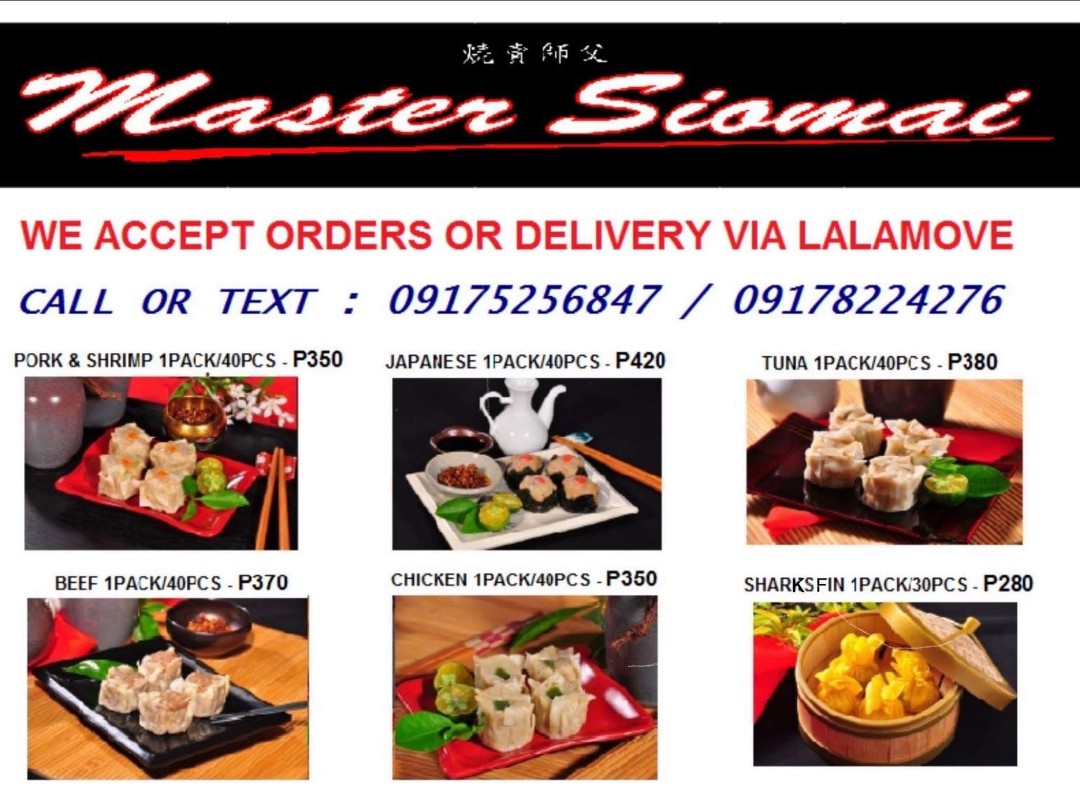 Master Siomai Japanese, Food & Drinks, Local Eats on Carousell