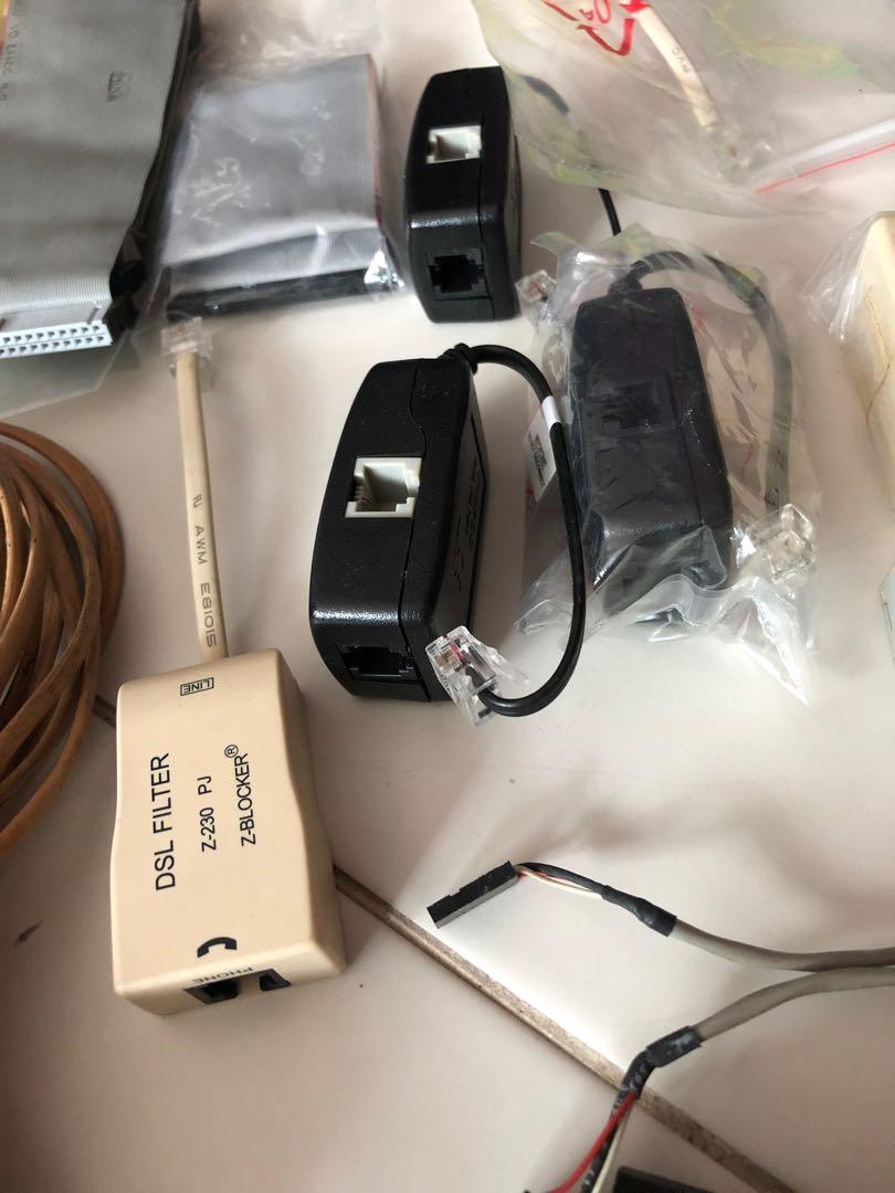 PC Power Plug, Telephone Cable, telephone Filter, Hardisk Cable ...