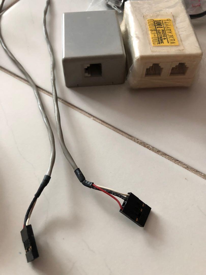 PC Power Plug, Telephone Cable, telephone Filter, Hardisk Cable ...