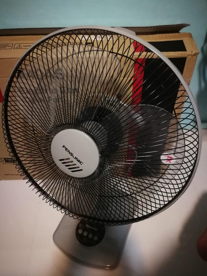 Pensonic 16inch table fan, Furniture & Home Living, Lighting & Fans ...