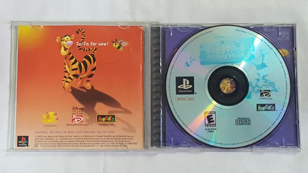 PlayStation PS1 Disney Presents Tigger's Honey Hunt, Hobbies & Toys ...