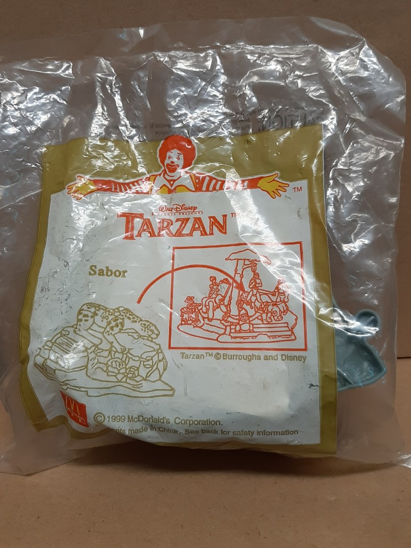 Sabor Leopard Tarzan 1999 Walt Disney McDonalds Toys, Hobbies & Toys ...