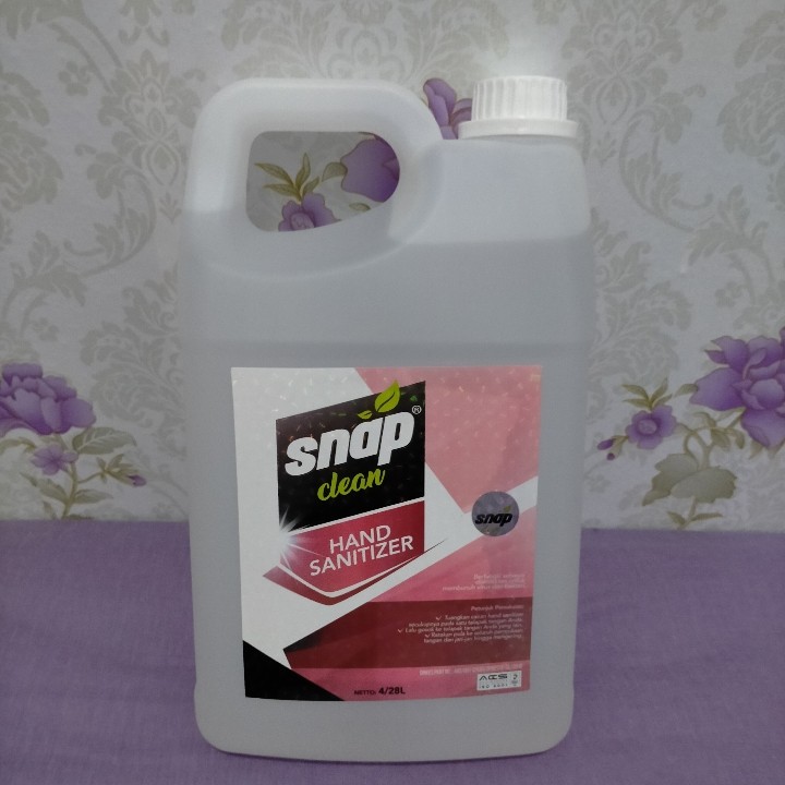 Snap Clean Hand Sanitizer Cair 4 Liter, Kesehatan & Kecantikan, Kulit ...