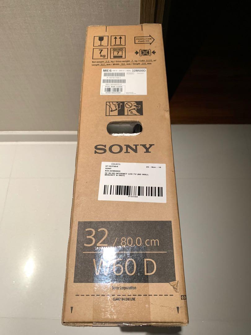 Sony W60D 32-inch HD Smart TV, TV & Home Appliances, TV & Entertainment ...