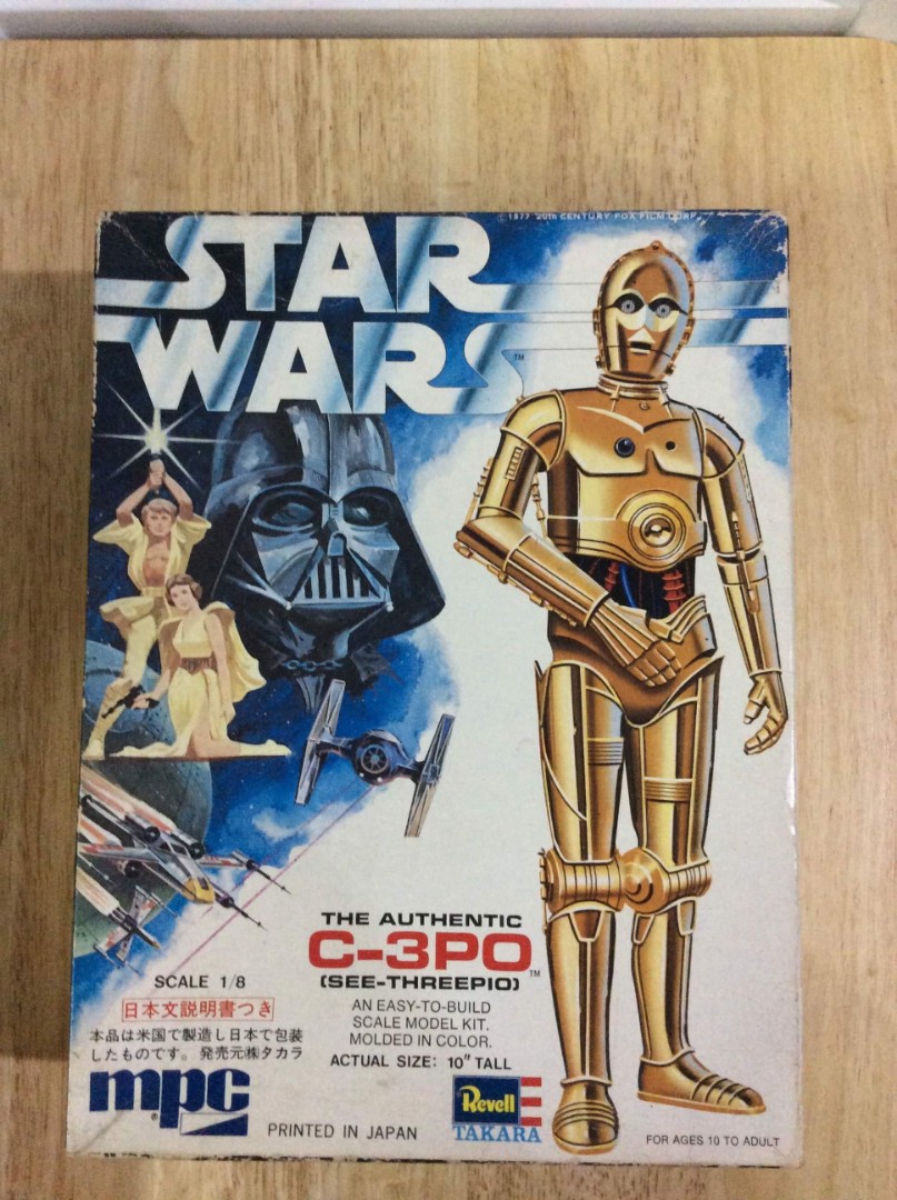 Star Wars C3PO model kit (1977), Hobbies & Toys, Toys & Games on Carousell