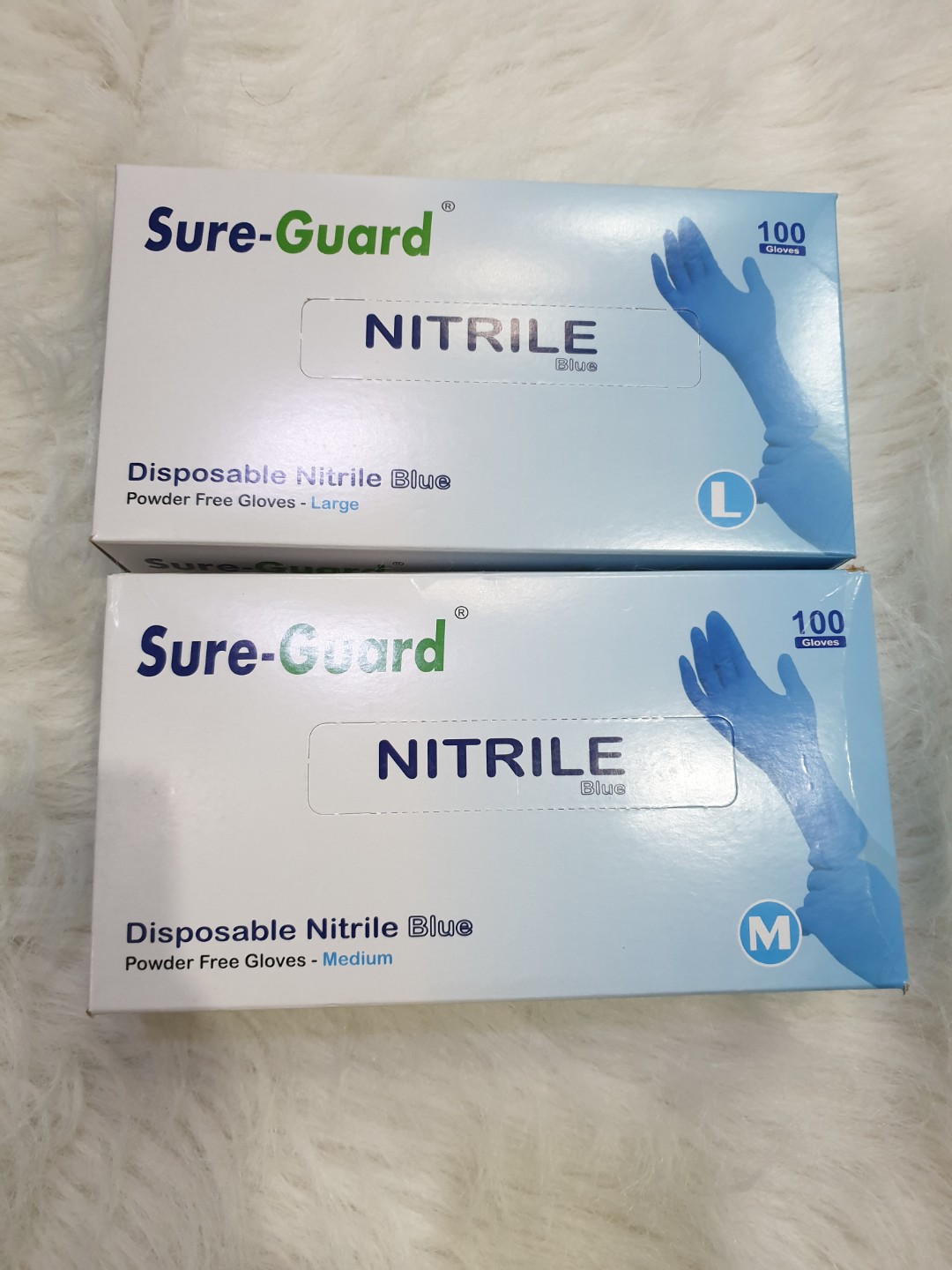 Sure-Guard Disposable Nitrile Powder Free Gloves, Beauty & Personal ...