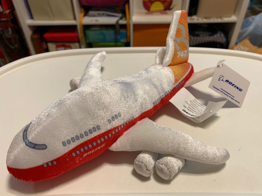 美國直送 Boeing 747 plush 波音747 飛機 公仔, 興趣及遊戲, 玩具 & 遊戲類 - Carousell