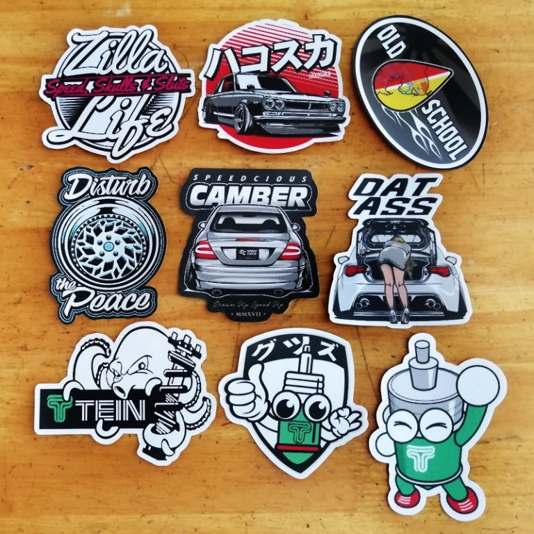 Automobile & Bumper 3M vinyl sticker with lamination batch 017, Hobbies ...