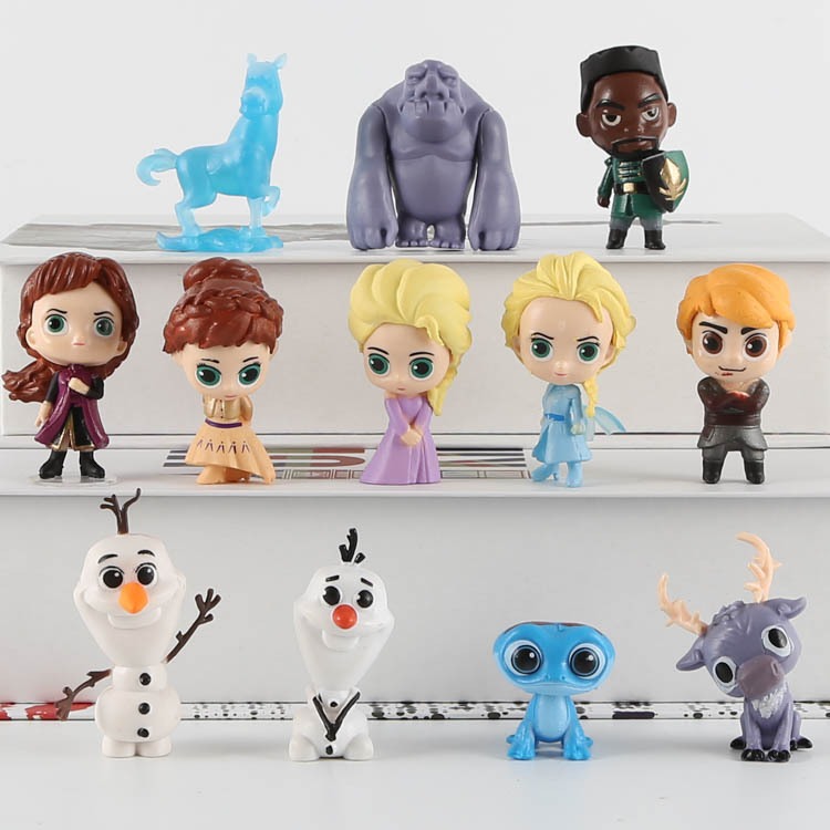 Frozen 2 Figurines / Elsa / Anna / Olaf Cake Toppers (12 Pcs a Set), Hobbies & Toys, Toys ...