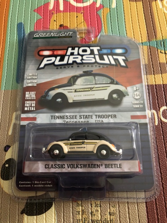 Greenlight Volkswagen Beetle Tennessee State Trooper Series 22, Hobbies ...