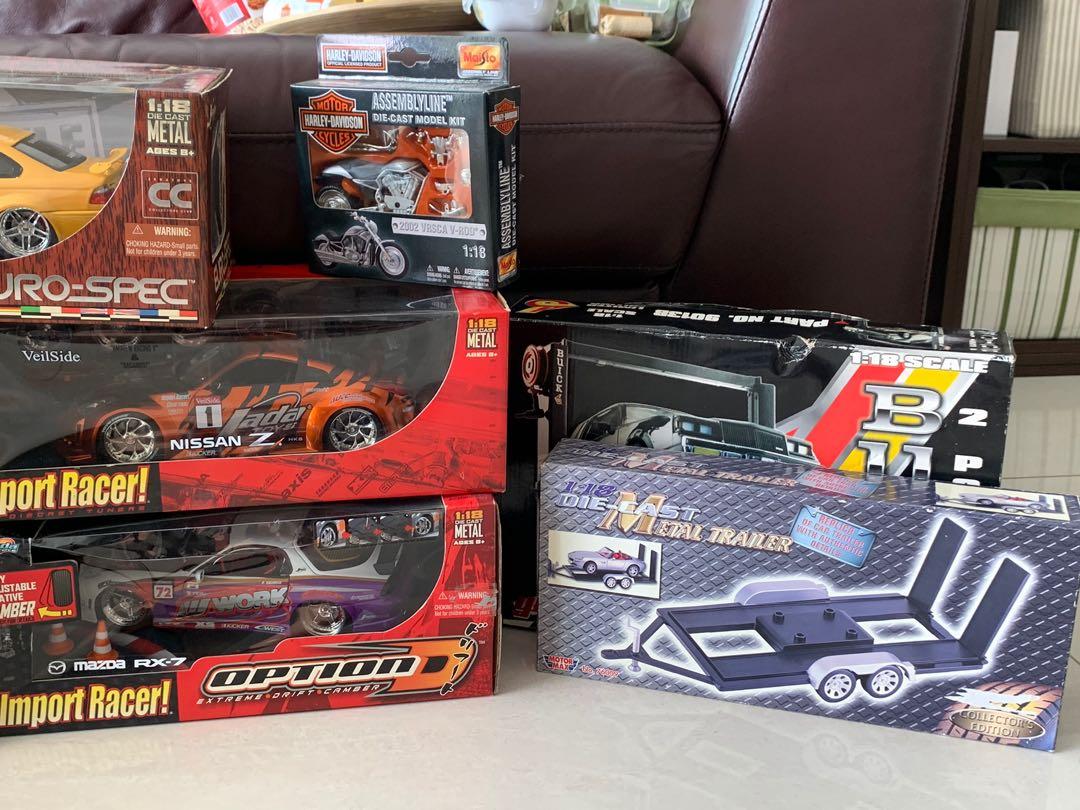 Jada Toys 1/18 Import Racer Mazda RX7 FD, Hobbies & Toys, Toys & Games ...