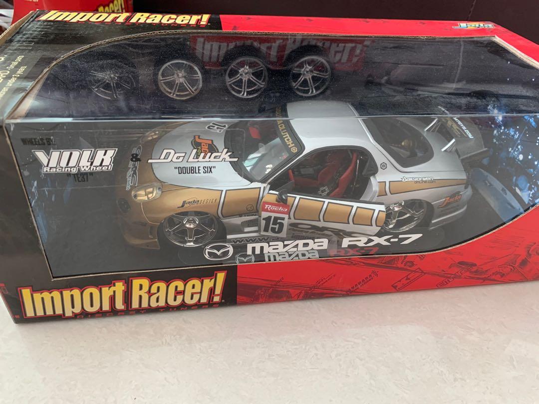 Jada Toys 1/18 Import Racer Mazda RX7 FD, Hobbies & Toys, Toys & Games ...
