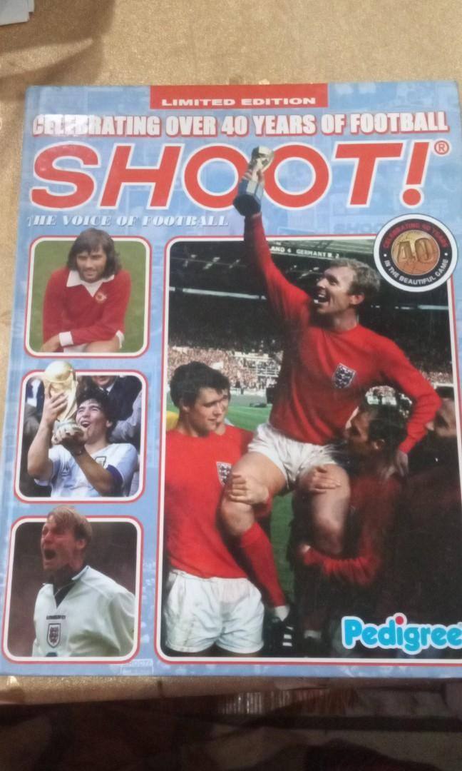 [Limited Edition]Shoot! Football Magazine 40th Anniversary, Hobbies ...
